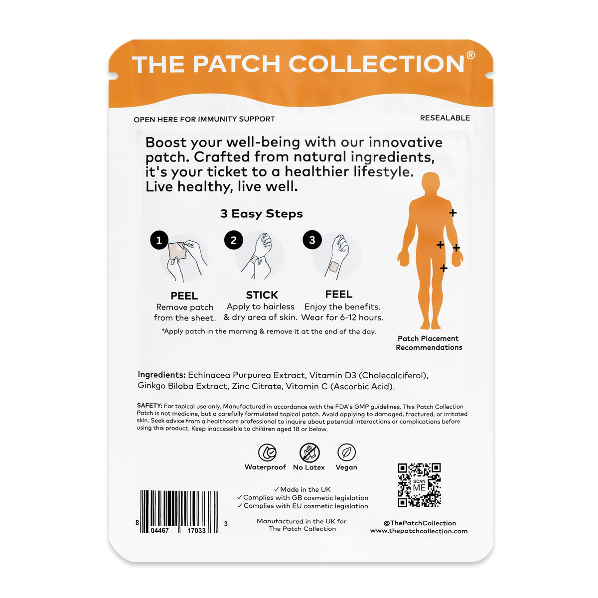 Immune Support Patch - Boost Your Wellness Naturally – The Patch Collection