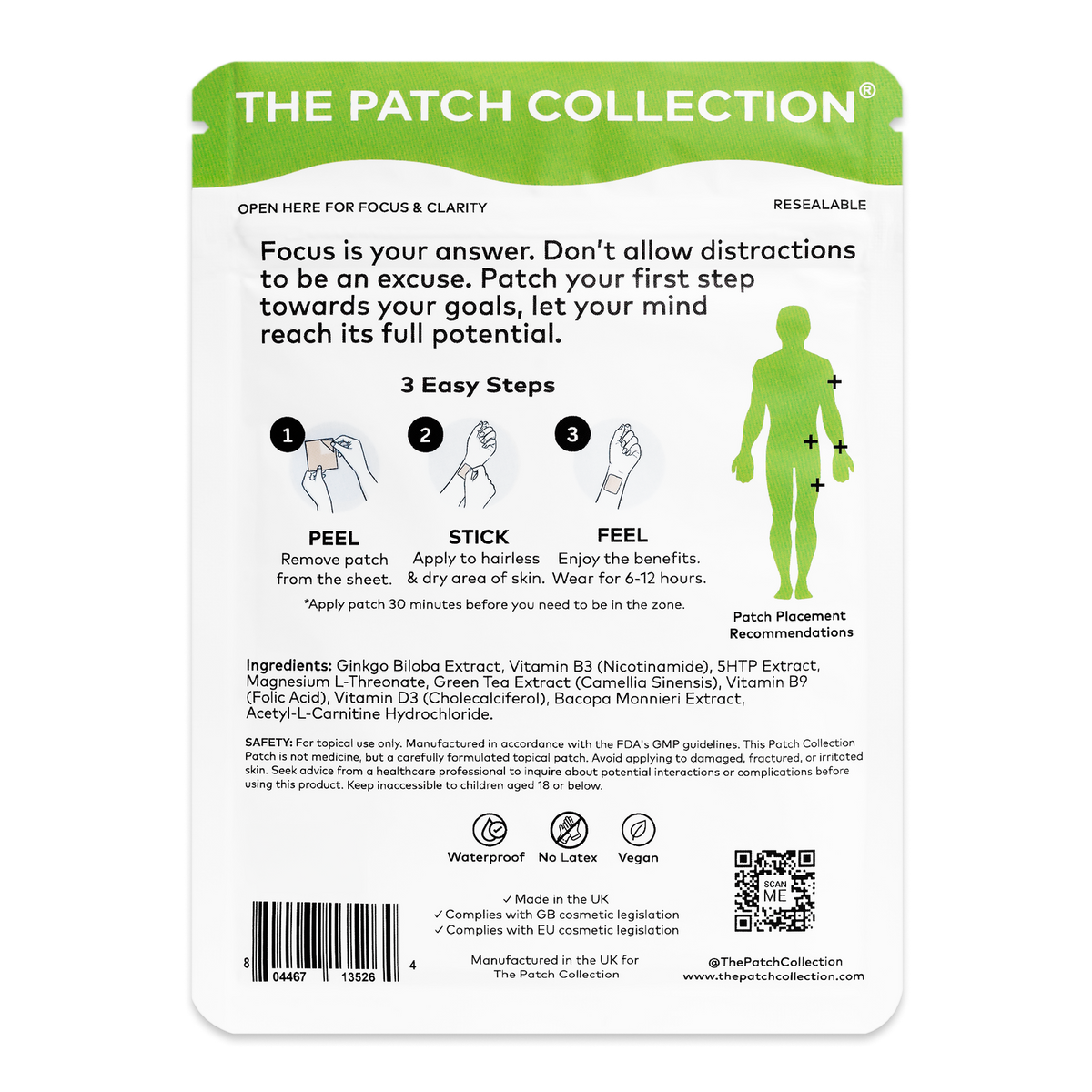 Boost Your Concentration with Focus Patch - The Patch Collection