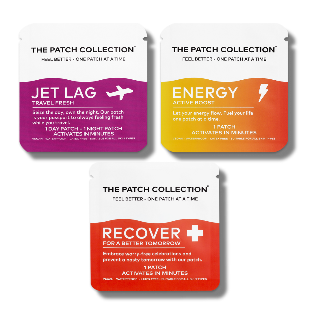 Travel Pack Patch | Jet Lag & Energy Relief | The Patch Collection