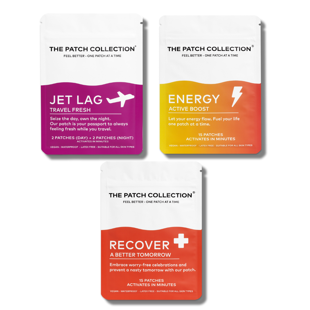 Travel Pack Patch | Jet Lag & Energy Relief | The Patch Collection