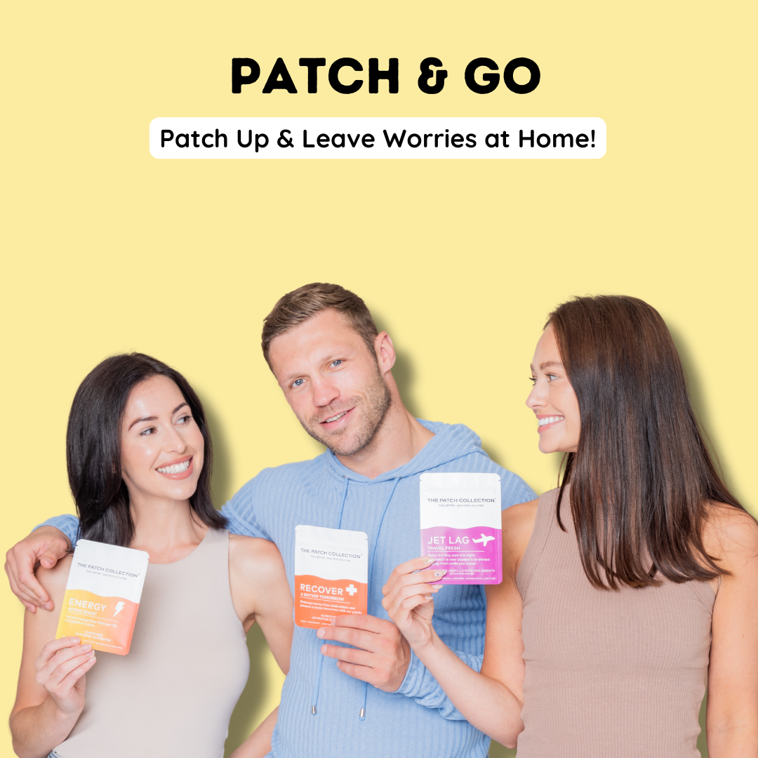 Travel Pack Patch | Jet Lag & Energy Relief | The Patch Collection